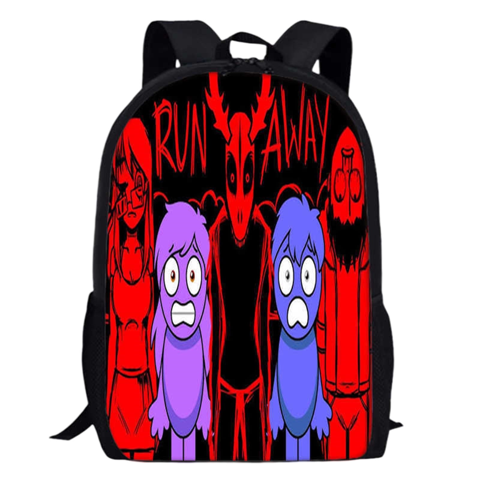 TYFLEI Cute 3D Printed Sprunki Backpack Cartoon Style Travel Laptop ...