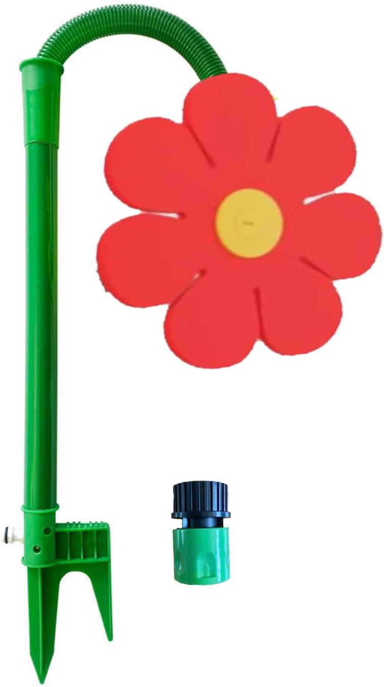 TYFLEI Dancing Daisy Water Spinner for Yard, 360° Rotating Sunflower ...