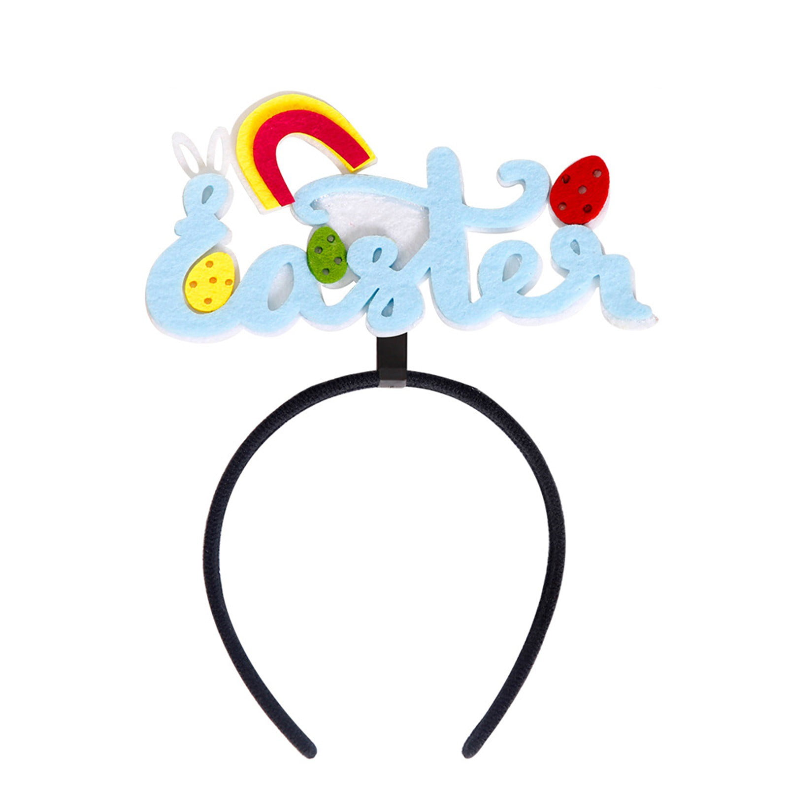 TYFLEI Easter Headbands Easter Bunny Ears Egg Headbands Colorful ...