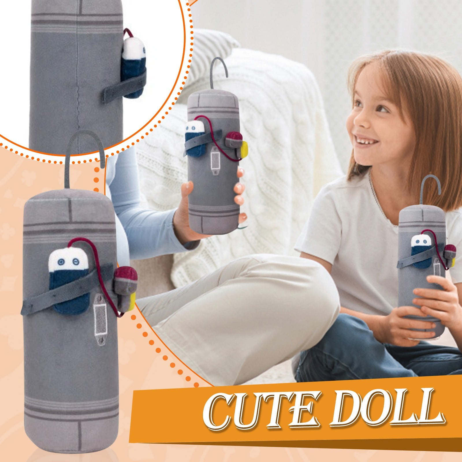 TYFLEI Grey Pipe Bomb Stuffed Animal Interesting Gifts for Teens 9.8 ...