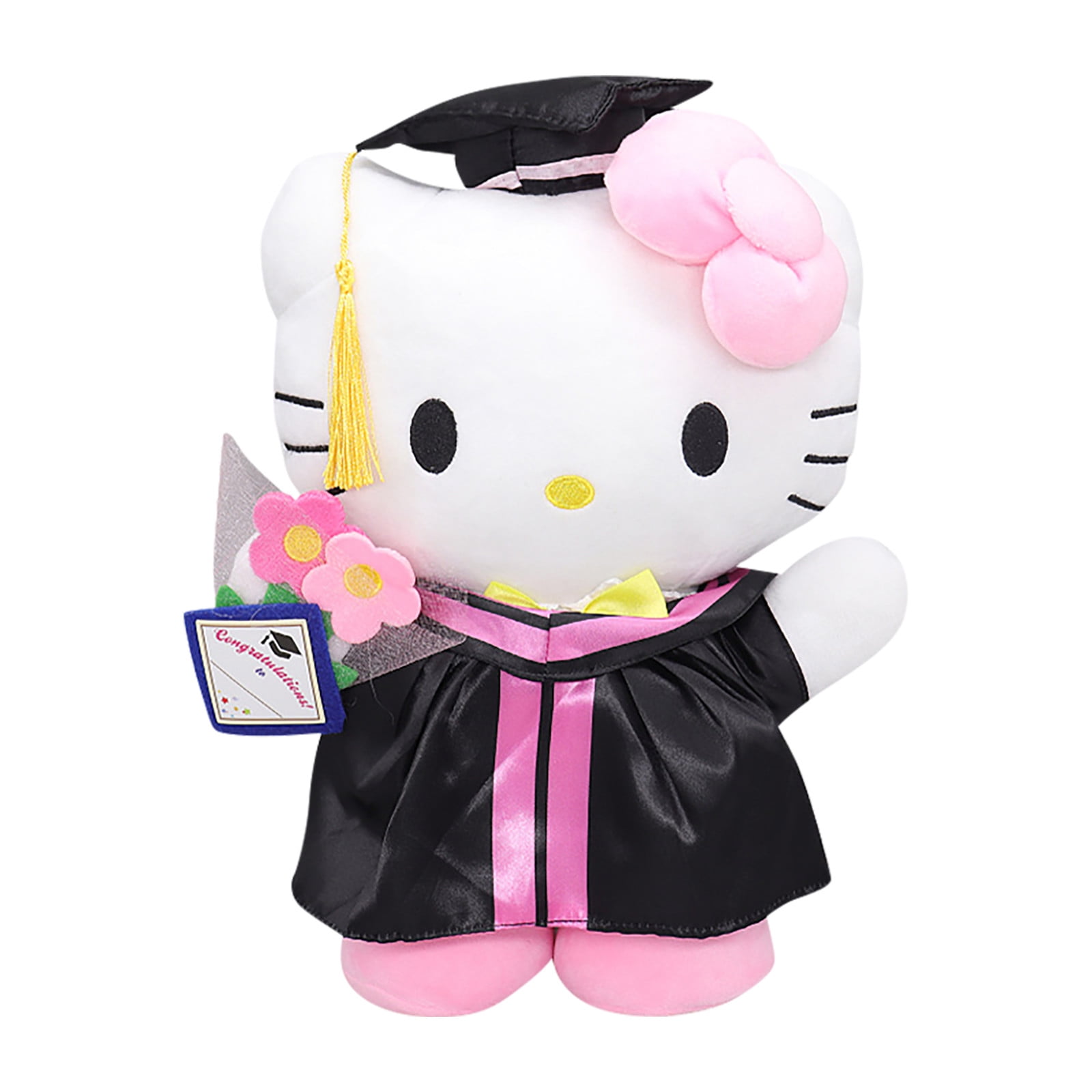 TYFLEI Hello Kitty Graduation Plush Cute Gemini Bachelor's Gown ...