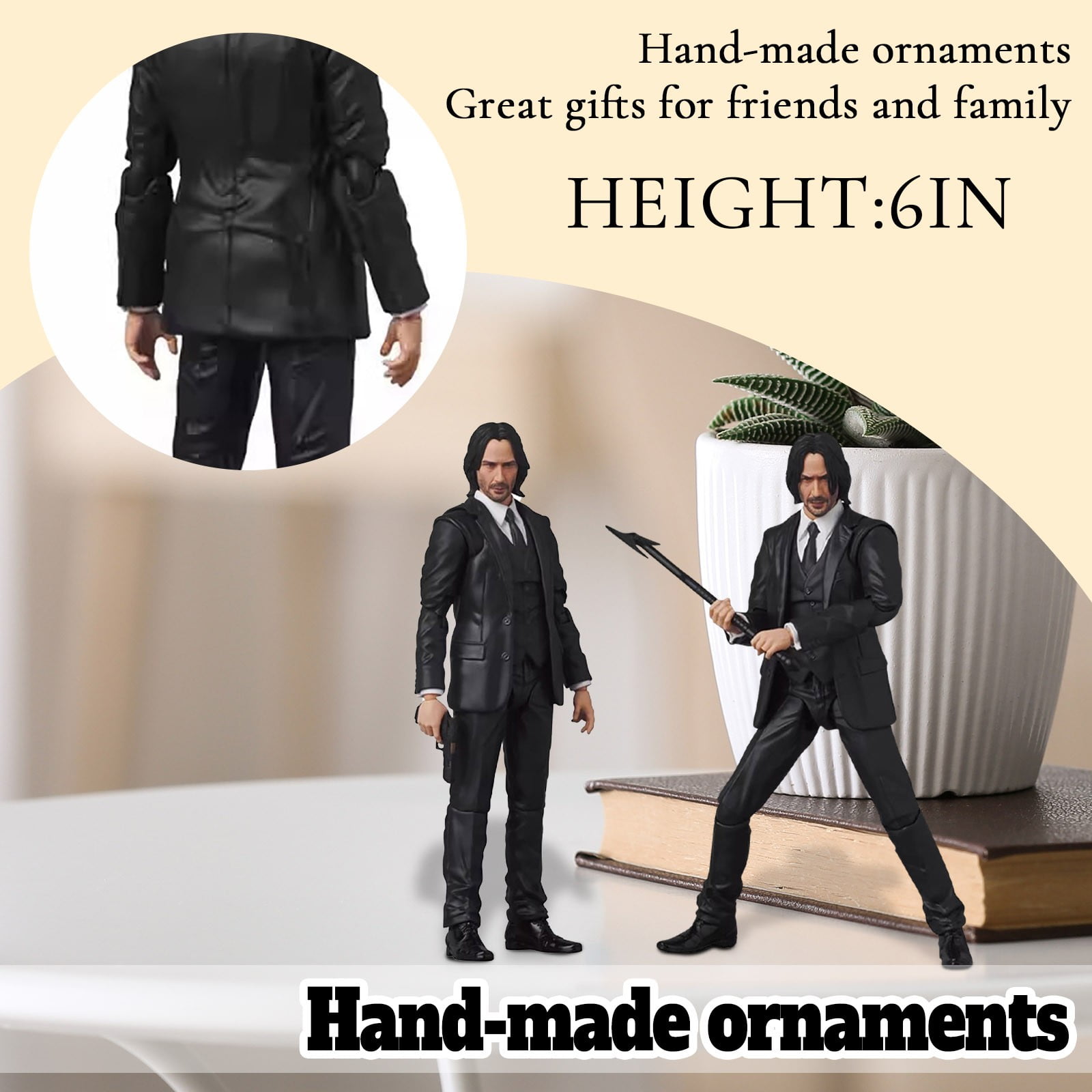 TYFLEI John Wick Action Figures 6 In Exquisite Movie Character Figure ...