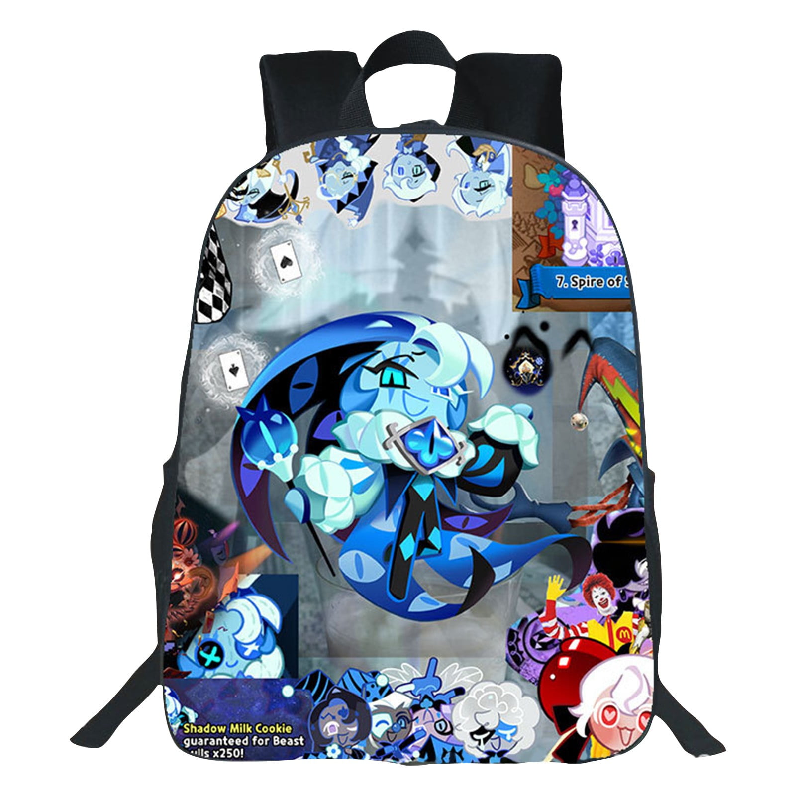 TYFLEI Print Cookie Run Kingdom Backpack Back to School Supplies 15.7 ...