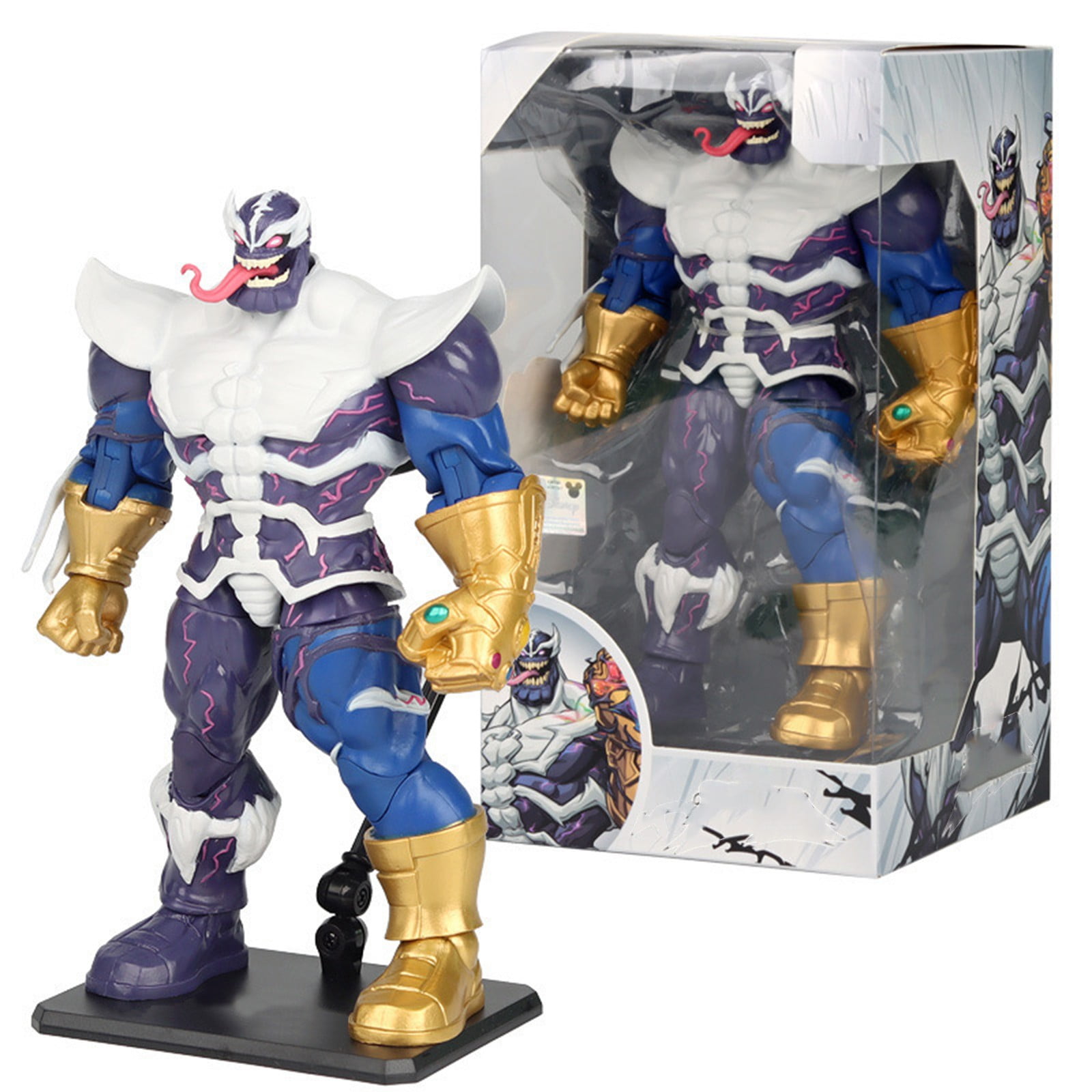 TYFLEI Resin Handmade Venom Action Figure Desk Decorations Cool Venom ...