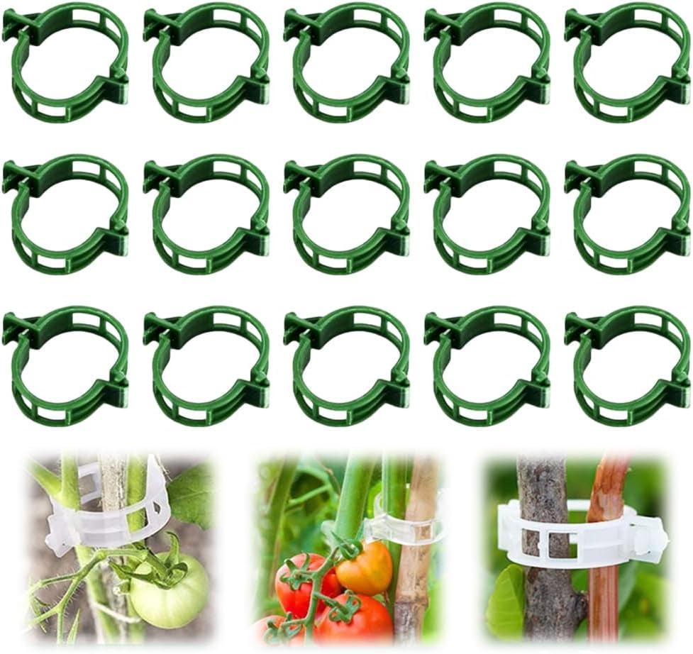 TYFLEI Secured Plastic Plant Clip, 2025 New Garden Plant Support Clips ...
