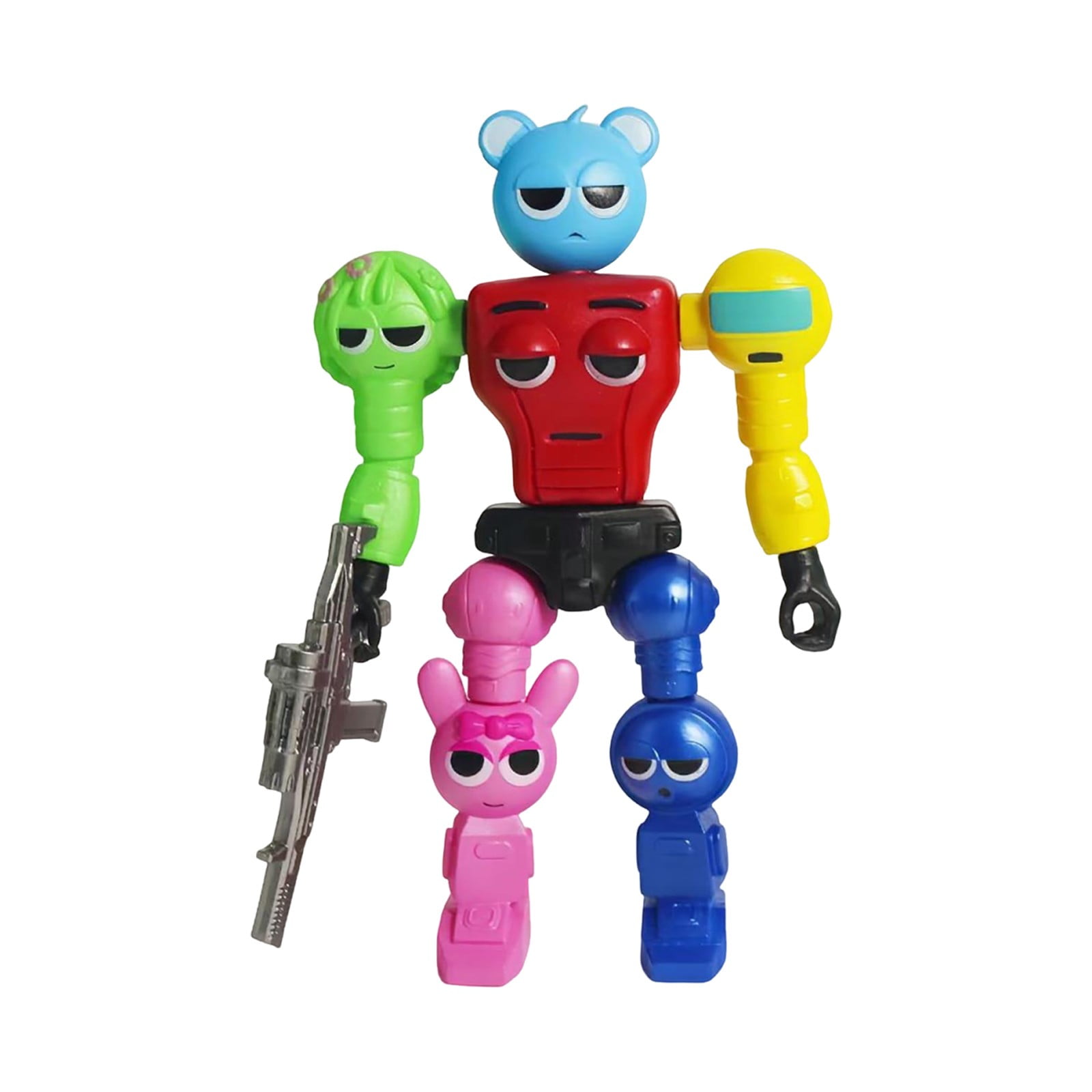 TYFLEI Sprunki Toys Fun Action Figures 6.7" Creative Sprunki Figures ...