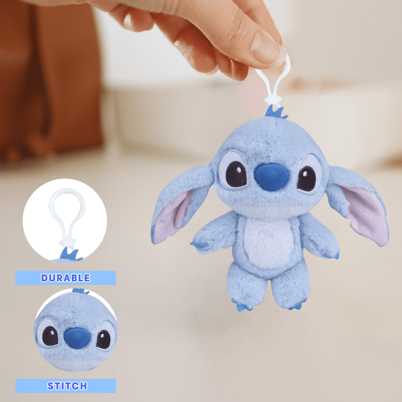 TYFLEI Unique Stitch Keychain Kawaii Cartoon Style Stitch Key Chain ...