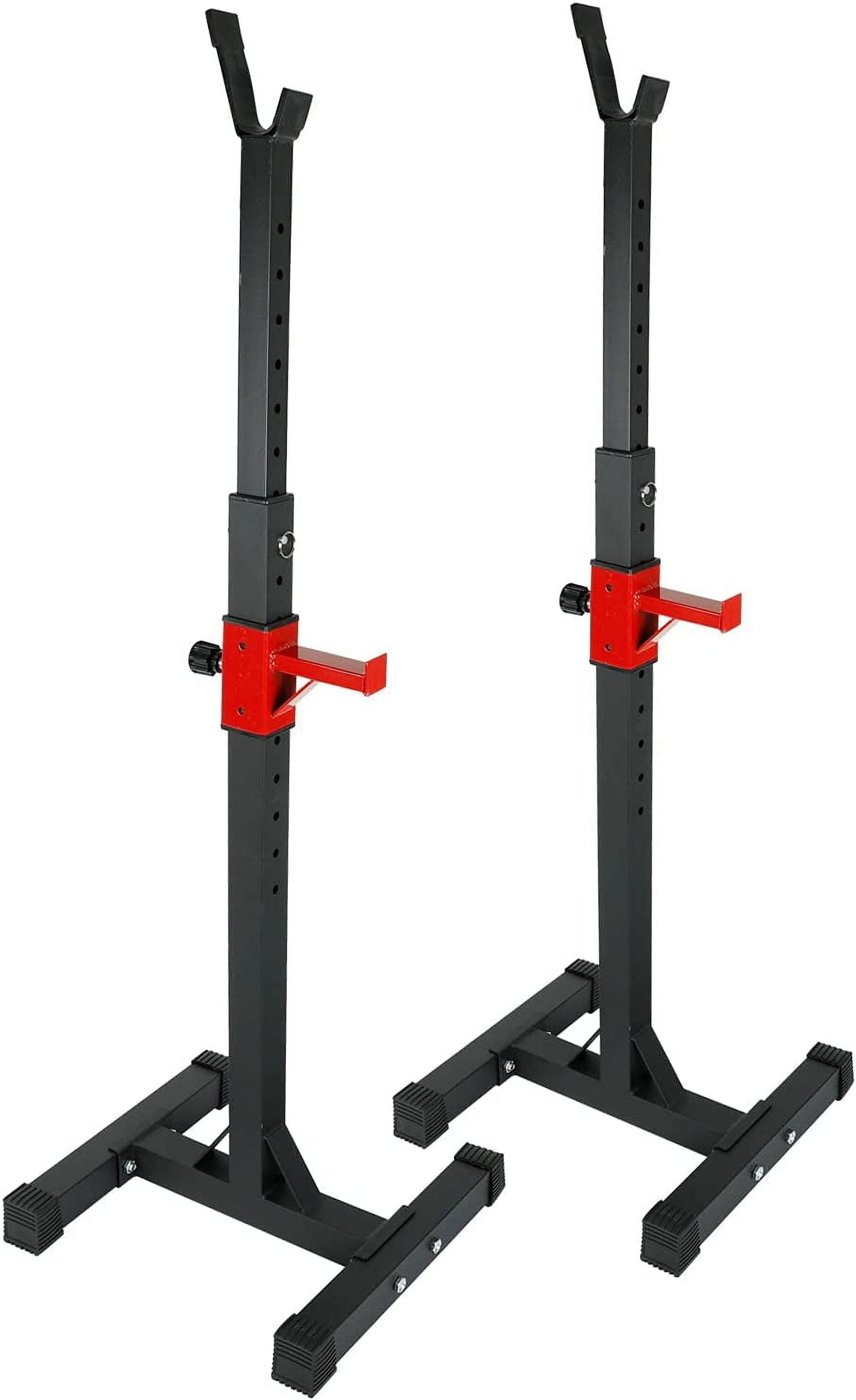 TYFYB Adjustable Portable Squat Rack 441LBS Max Load Barbell Squat Rack ...