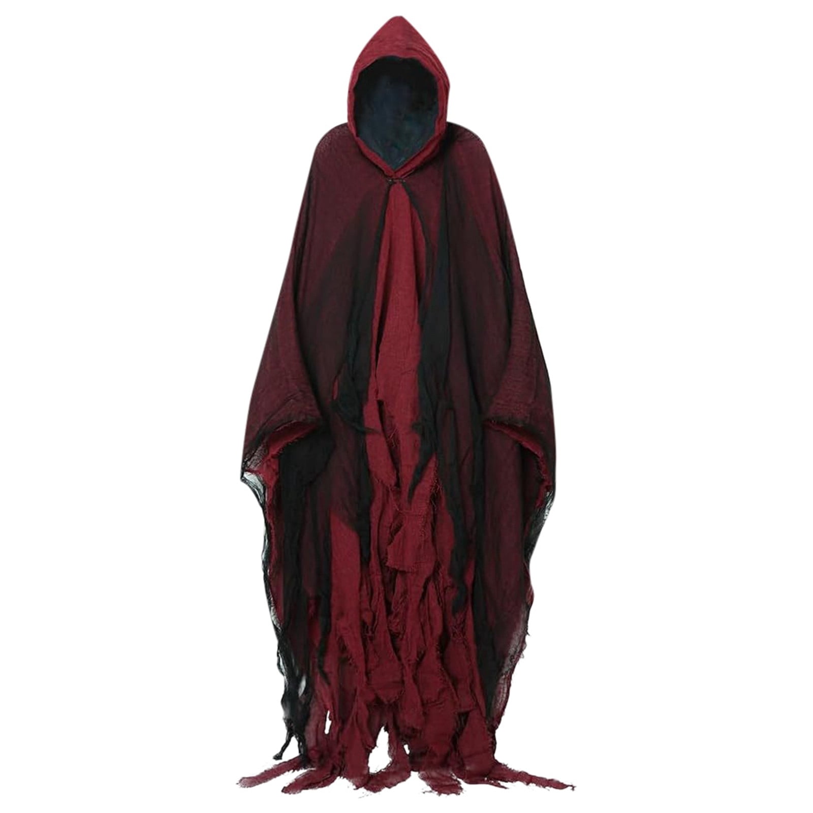 TYGHBN Adult Cloak Witch Cloak Grim Scary Prank Props Dress for Women ...