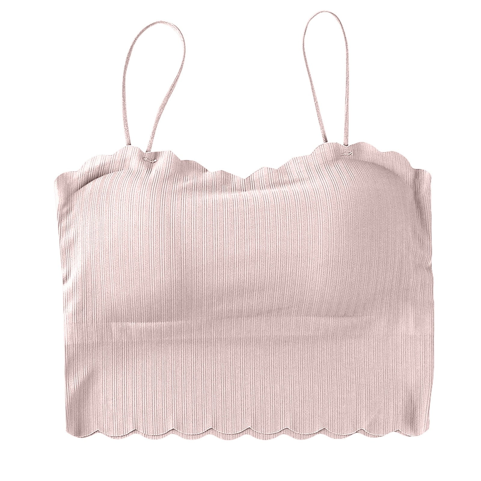 TYGHBN Beautiful Back Wavy Ice Silk Seamless Tube Top Underwear Women's ...