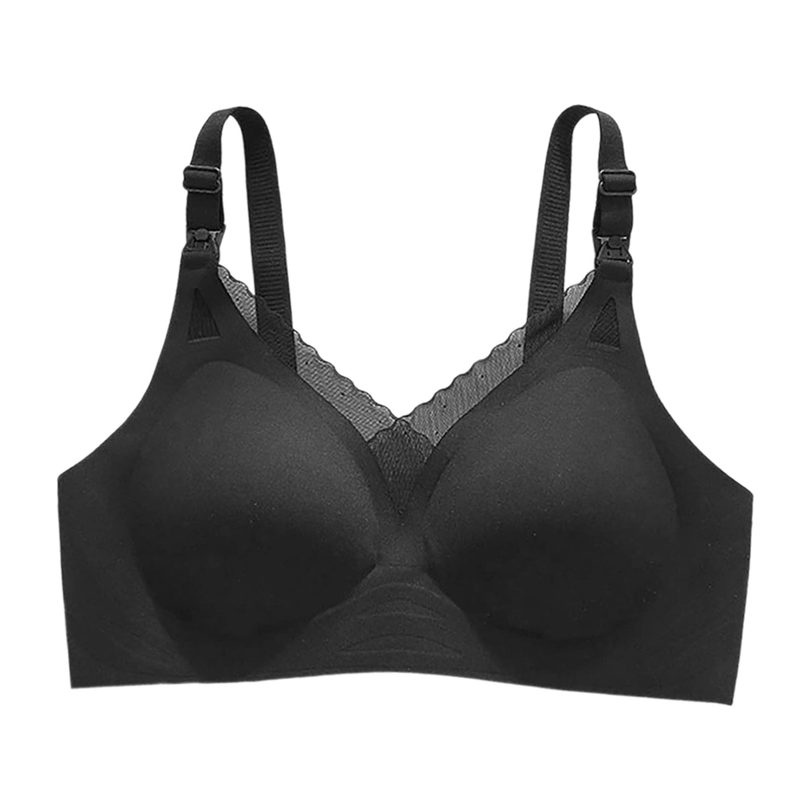 TYGHBN Comfortable Seamless Full Coverage Bra for Women Wireless Bras ...
