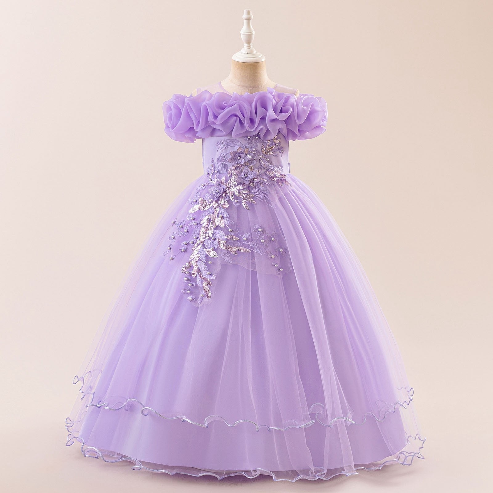 TYGHBN Elegant Girls Dresses for Casual Wedding and Party Wear with Off ...