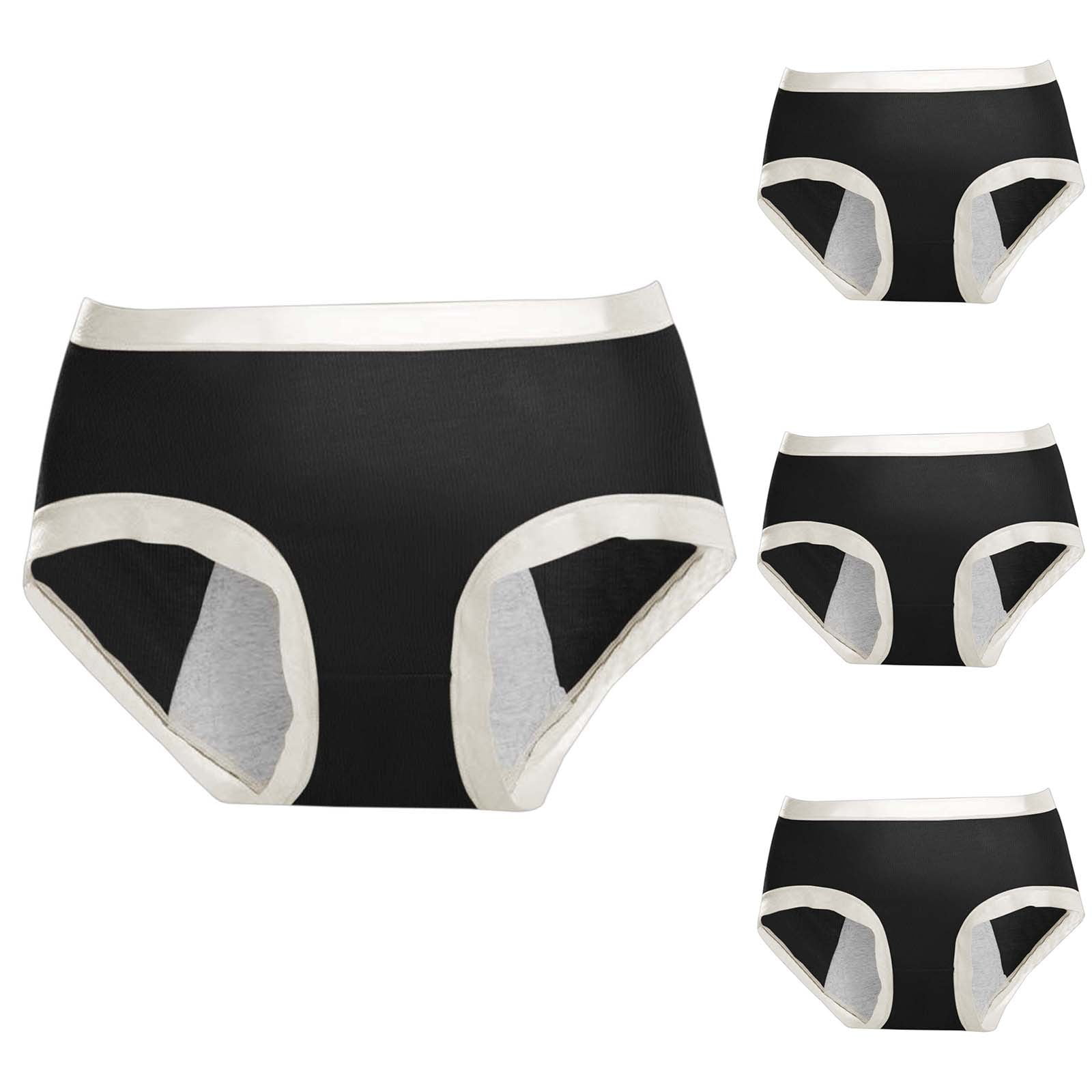 TYGHBN High Waisted Women's Silk Underwear with Leak Proof Easy To ...