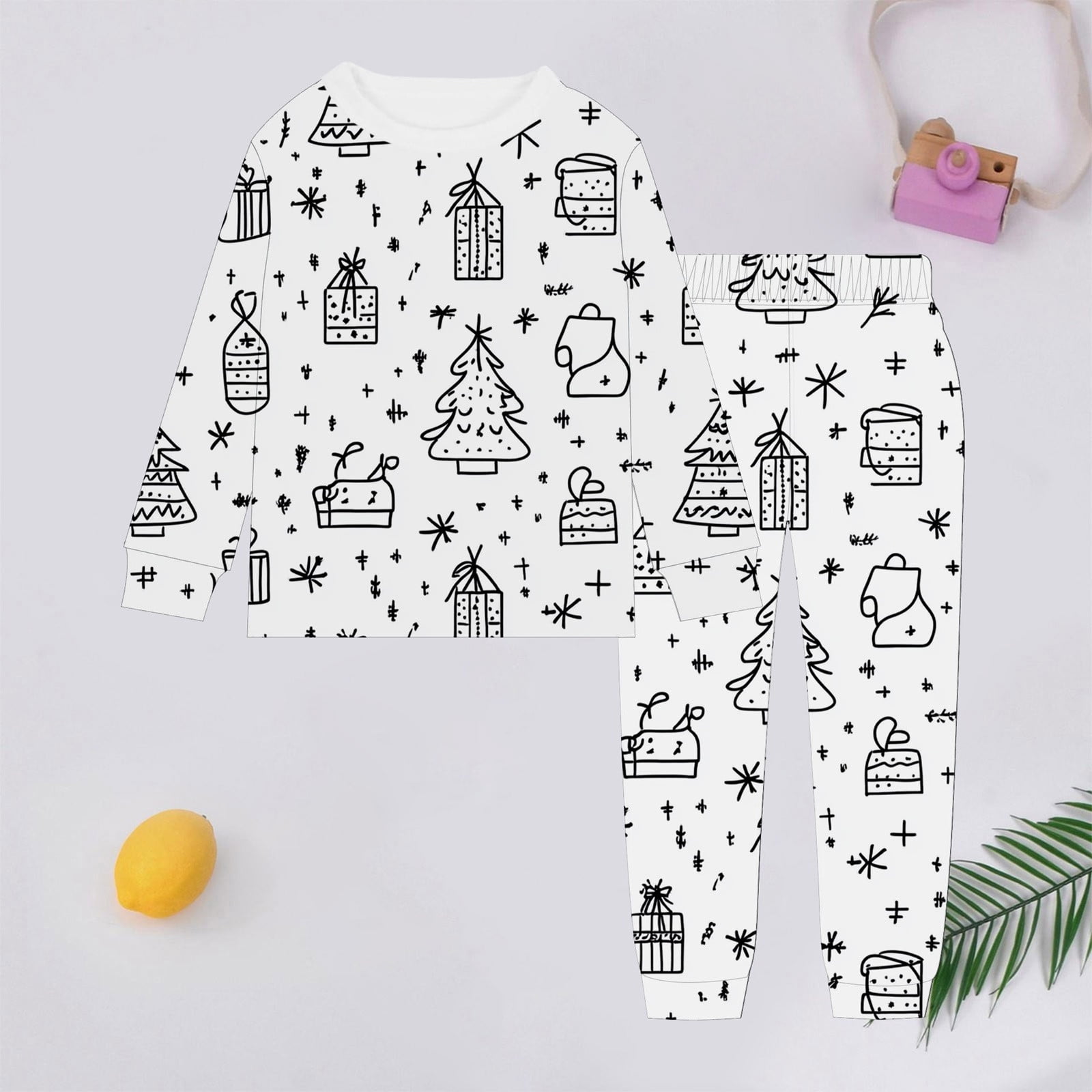 TYGHBN Kid DIY Hand Painted Homewear Set Colouring Pajama Sets for Boy ...