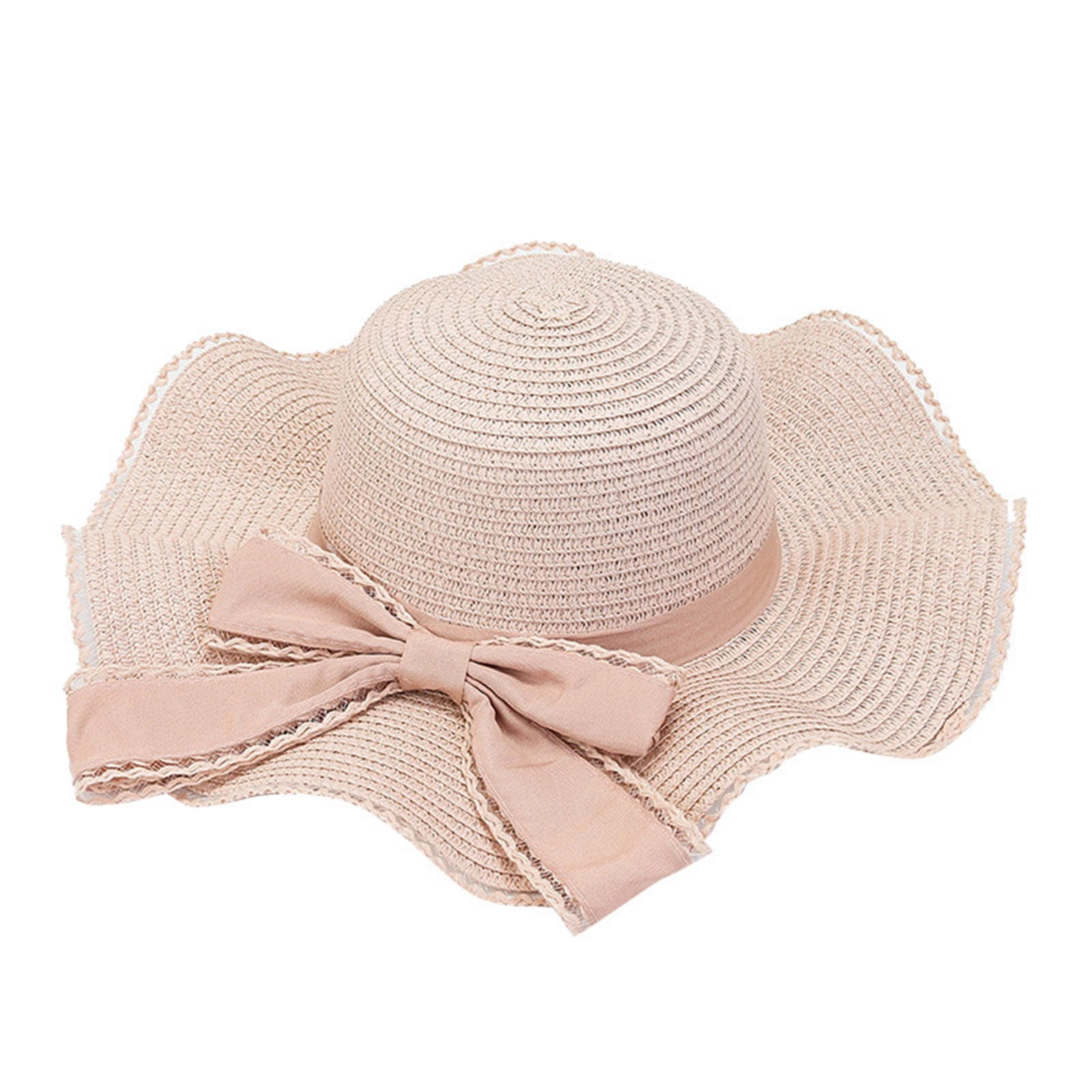 TYGHBN New Women Ladies and Gentlemens Summer Wide Brim Straw Hat ...