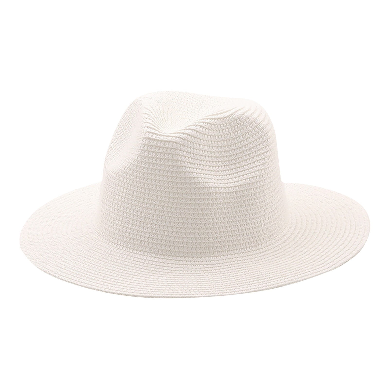 TYGHBN In Wide Brim Hats for Summer Sunshine Beach Trip Ivory and Brown ...
