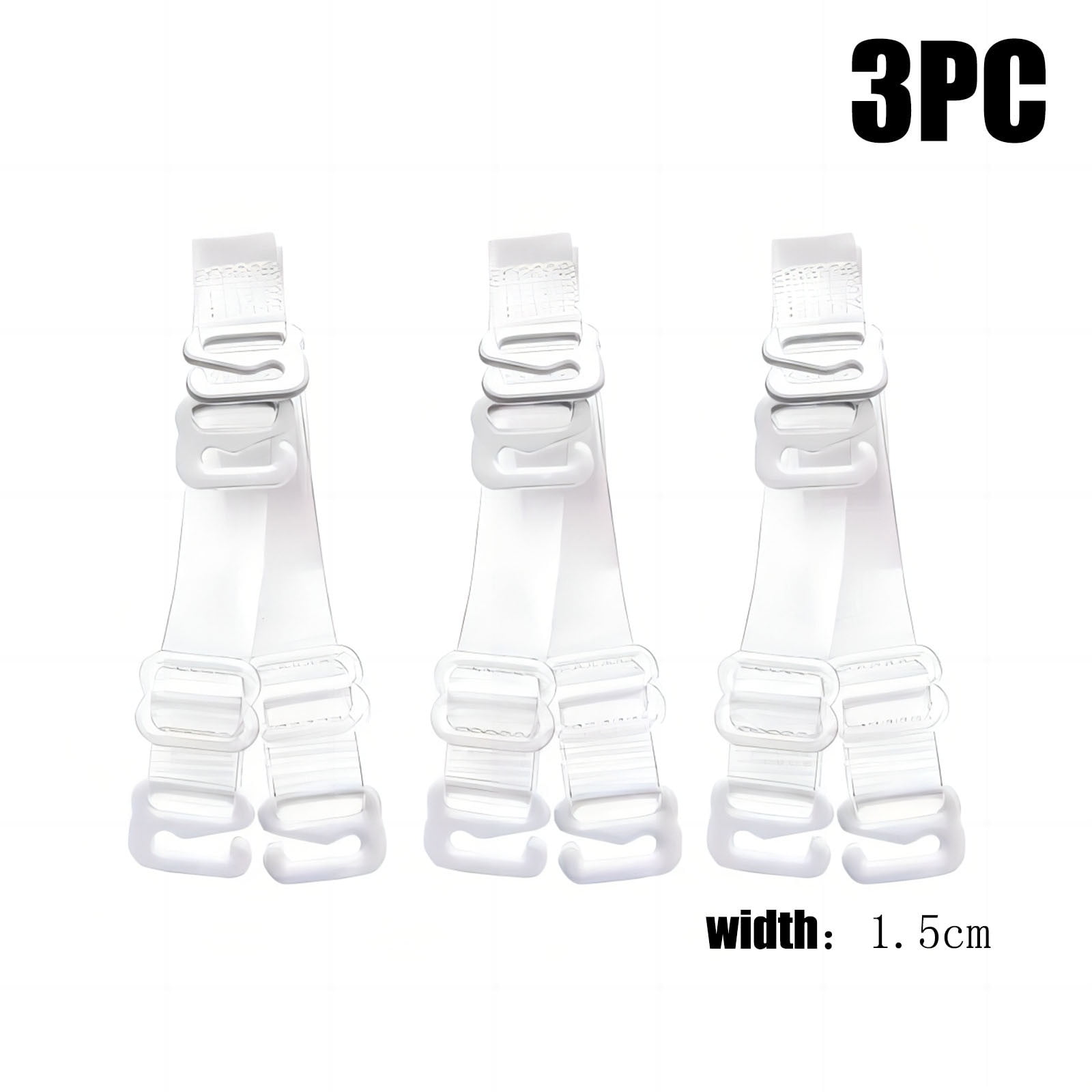 TYGHBN Women Clear Bra Straps 3 Pairs NonSlip Adjustable Bra Straps for ...