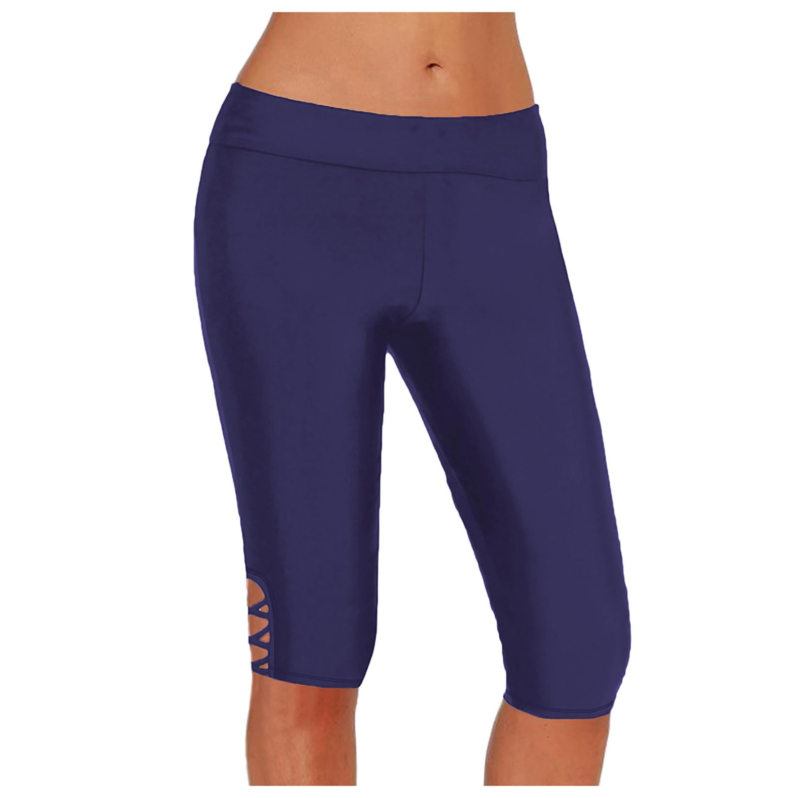 TYGHBN Women Plus Size Swim Pants Low Waist Swim Shorts Swimsuit Shorts ...