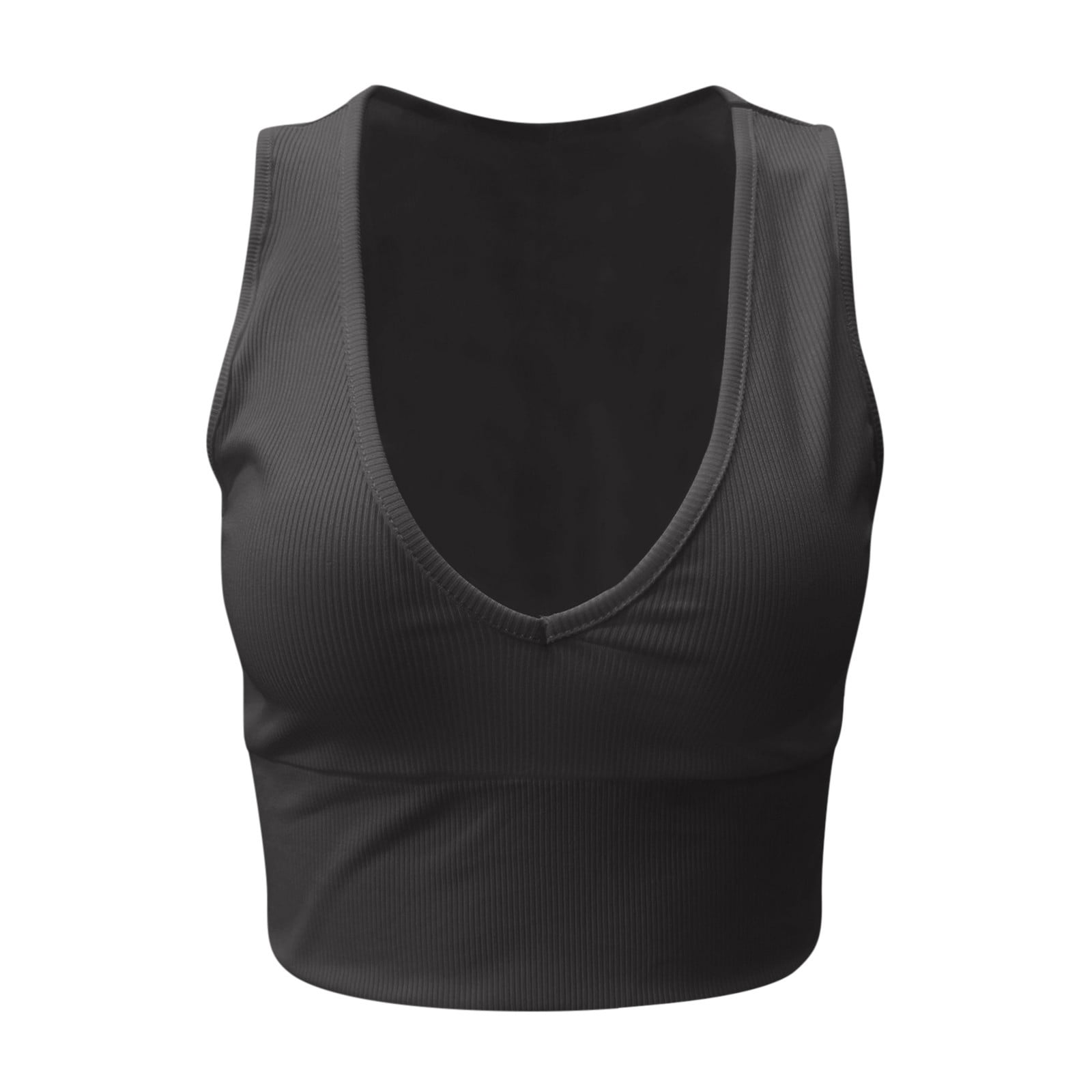 TYGHBN Women's Deep V Neck Cool Summer Navel Camisole Women Top Skin ...