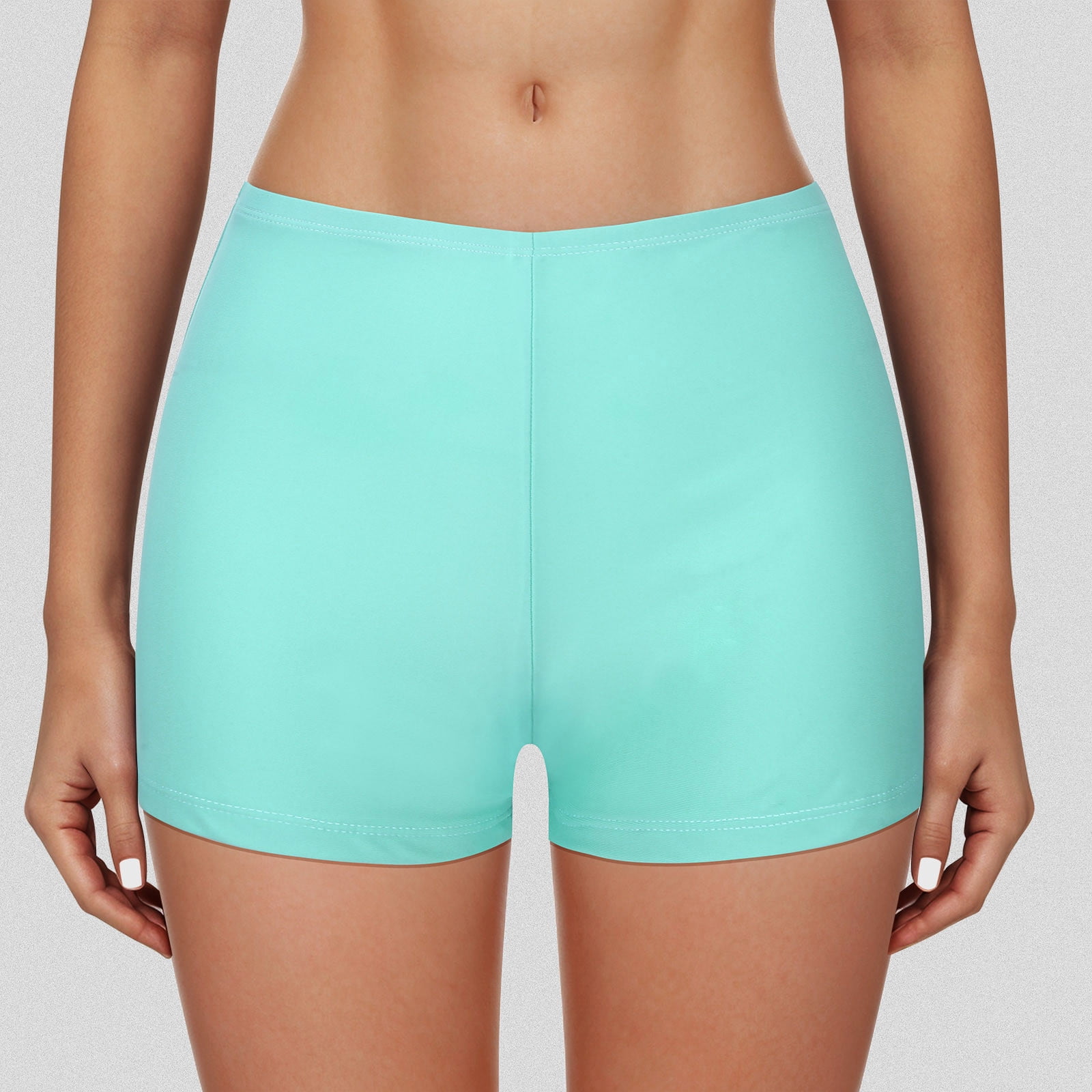 TYGHBN Women's High Waisted Swim Shorts Athletic Yoga Pants Swim Men ...