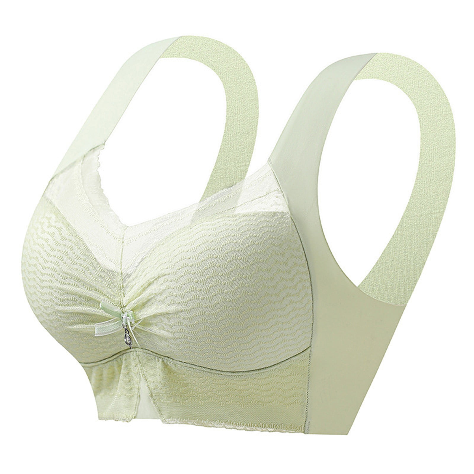 TYGHBN Women's Lace Beautiful Back No Steel Rim Fixed Cup Bra Gathering Sagging Set Vest Bra Bra ...