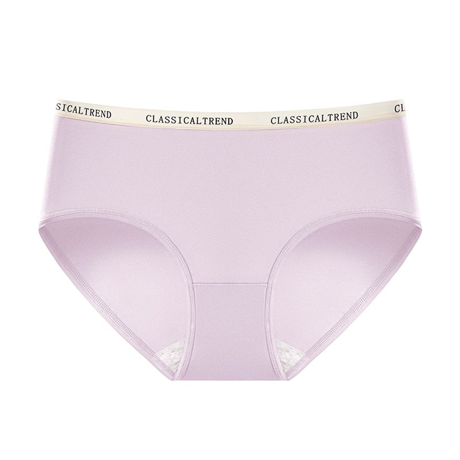 TYGHBN Women's Threaded Threaded Mid Rise Panties Athletic Underwear ...