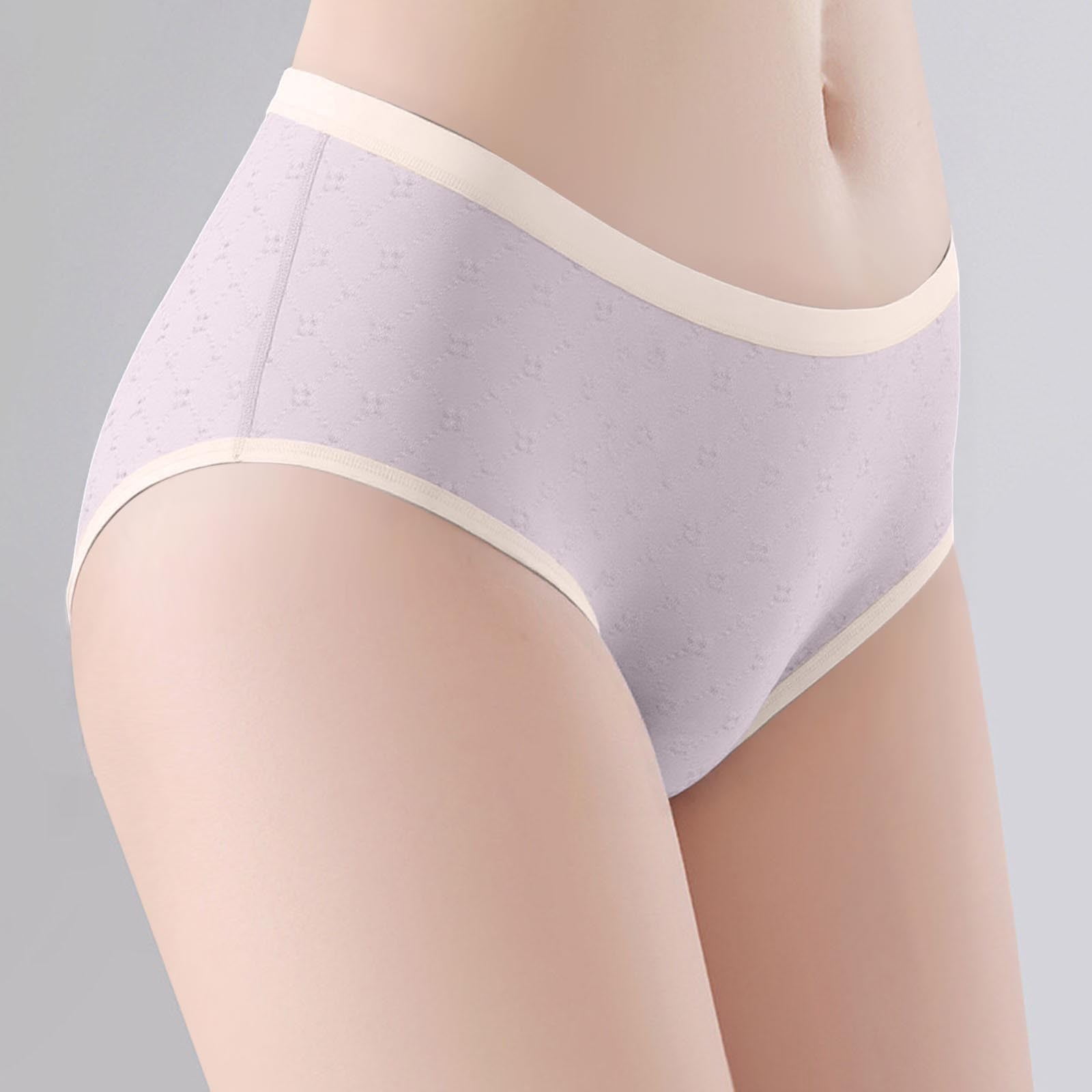 TYGHBN Women's Underwear Menstrual Crotch Leak Proof Extended Crotch ...