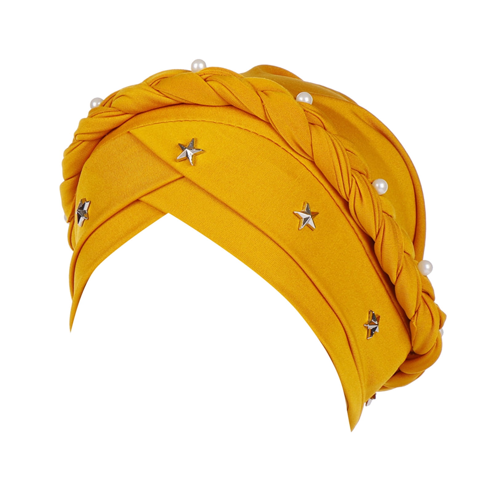 TYGHBN Womens Elastic Solid Color Comfortable Flat Hat Color Pearl ...
