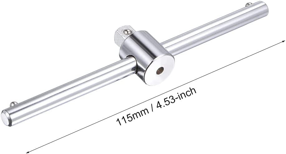 TYHREF-1/4-Inch Drive Drive Sliding T-Handle Socket Wrench Chrome ...