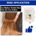 TYHREF-(1 Pack) 1/2 inch Press Connect Pre-Assembled Ice Maker Outlet ...