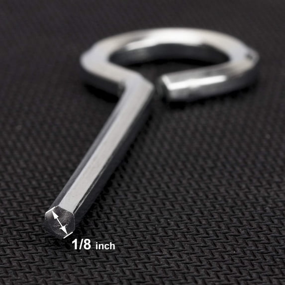TYHREF-10 Pack 1/8 inch Standard Hex Dogging Key with Full Loop, Allen ...