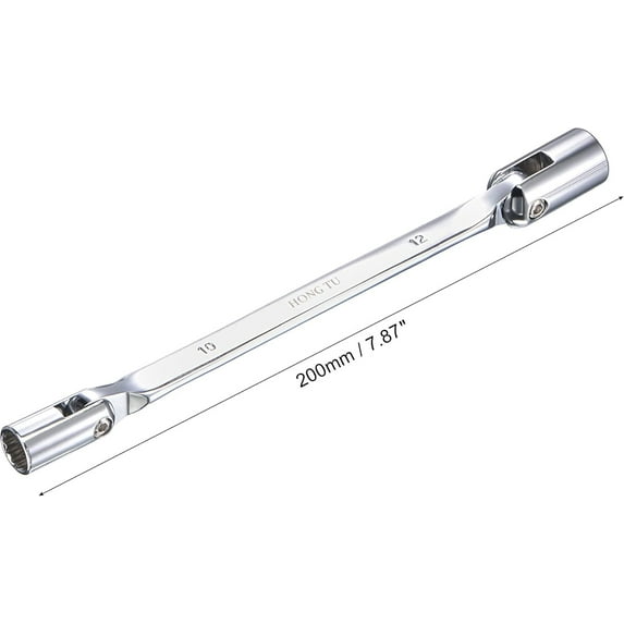 TYHREF-12 Point Flexible Head Socket Wrench, 10mm x 12mm Metric Double ...