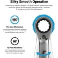 TYHREF-14 mm 120-Tooth Ultra-Smooth Reversible Ratcheting Combination ...