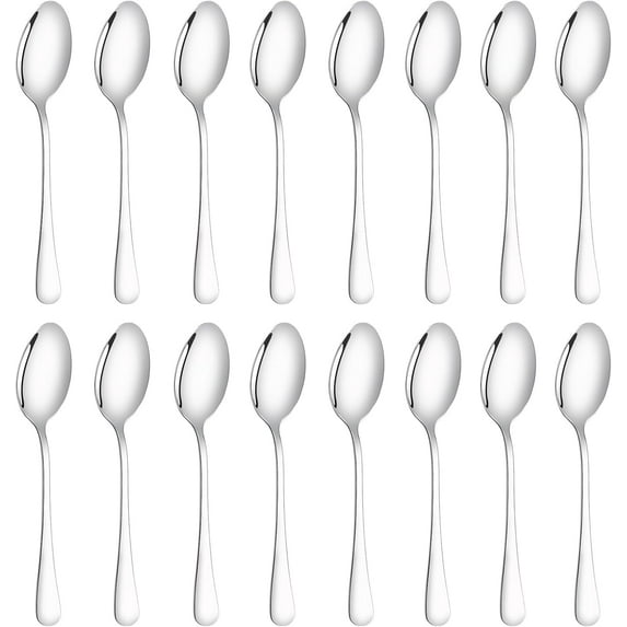 TYHREF-16 Pcs Dinner Spoons Set, 7.32" Tablespoons Set Spoons ...