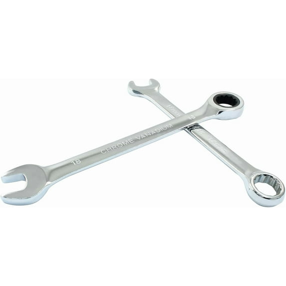 TYHREF-18 mm Ratcheting Wrench Set, 2 Pieces Metric Ratcheting ...