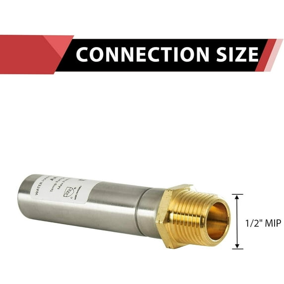 TYHREF-2-Pack MH-131, 1/2-Inch MIP Thread Stainless Steel Water Hammer ...