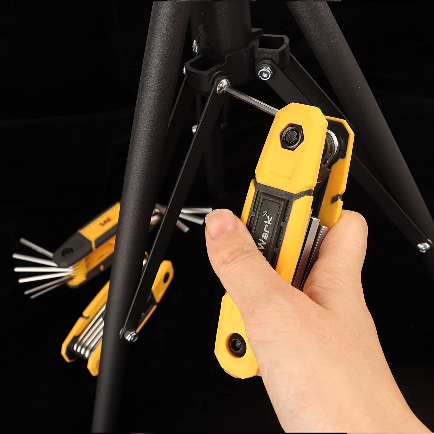 TYHREF-25 pcs Folding Allen Wrench Set | Metric & Standard SAE - Key ...