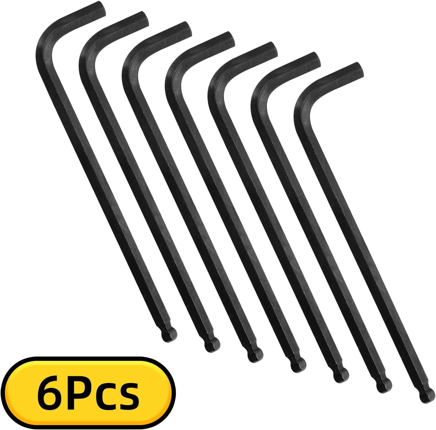 TYHREF-2mm Ball End Hex Key Allen Wrench, L Shaped Extra Long Arm Heavy ...