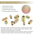 TYHREF-3/8"-16 x 20mm Threaded Inserts, Nut Inserts, Wood Inserts, Zinc ...