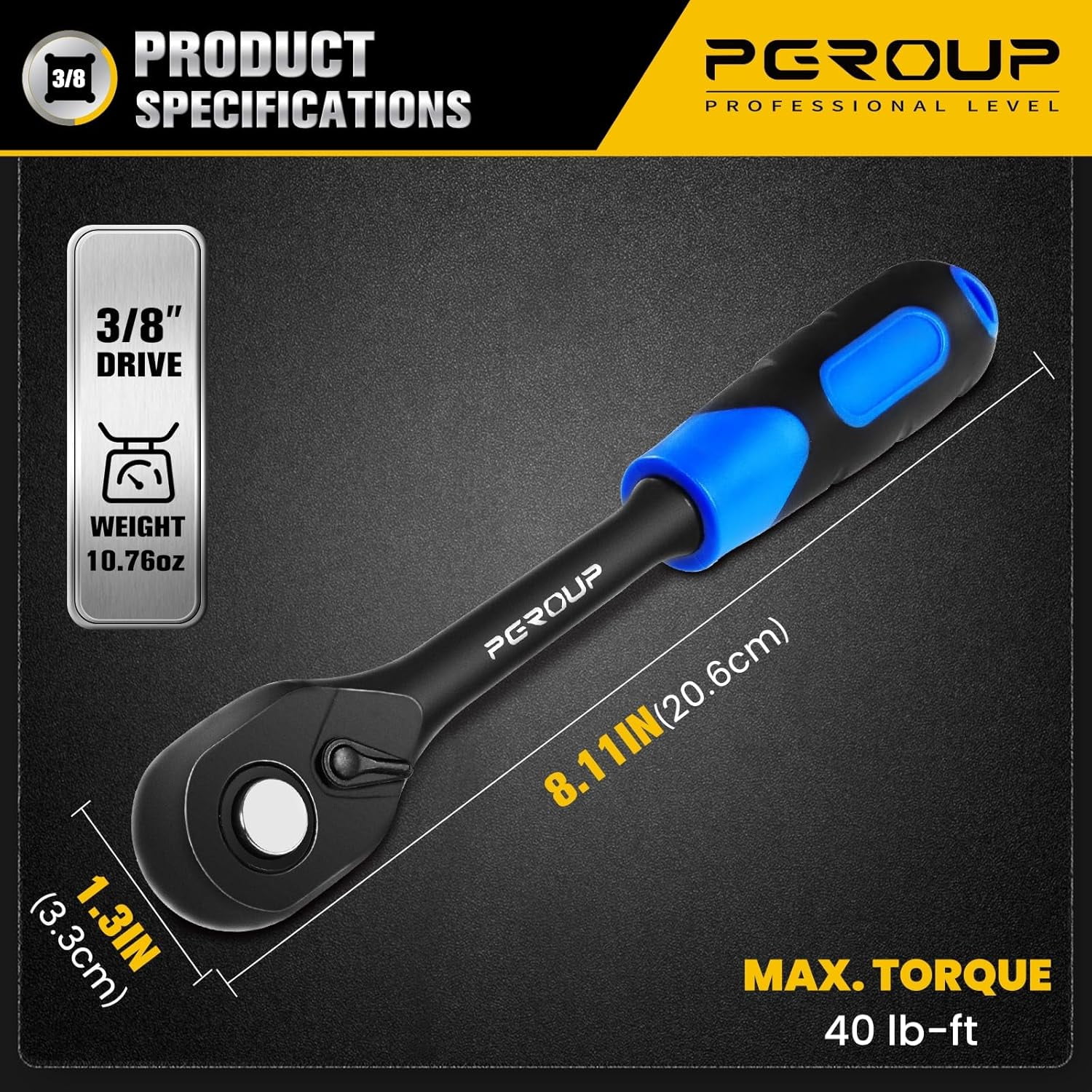 TYHREF-3/8" Drive 90 Tooth Ratchet Wrench, Quick Release Ratchet Wrench ...