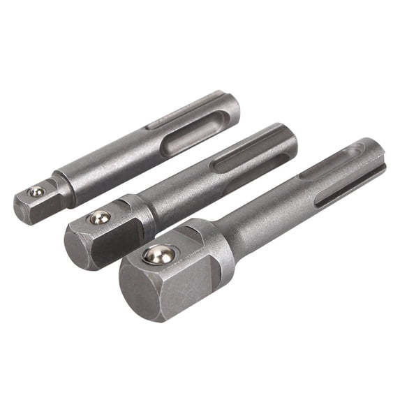 TYHREF-3 Pcs 1/4" 3/8" 1/2" Socket Driver Adapter Drill Bit Adapter ...
