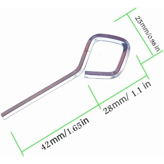 TYHREF-5/32\u201d Standard Hex Dogging Key with Full Loop, Allen Wrench ...