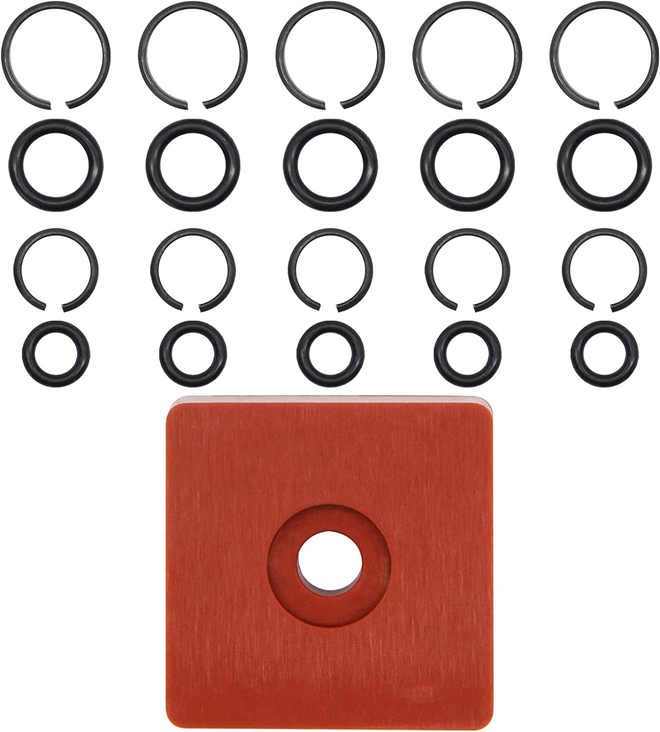 TYHREF-(5+5 Sets) 3/8" & 1/2" Impact Wrench Retainer Rings with O-ring ...