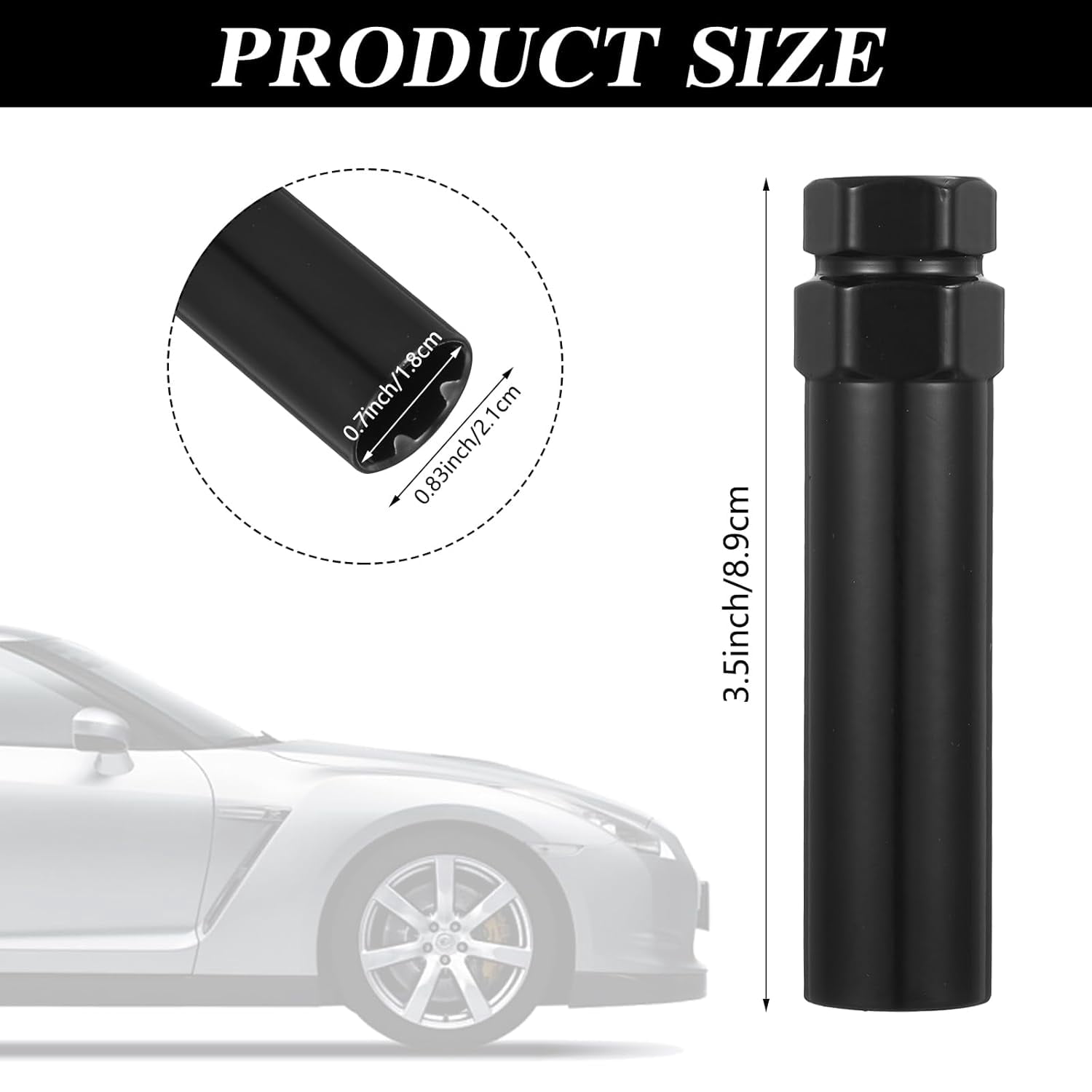 TYHREF-6 Spline Lug Nut Socket Set Locking Lugs Nut Key Removal Tool ...