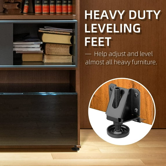 TYHREF-Adjustable Leg Leveler, 4 Pack Leveling Feet Heavy Duty Leg ...