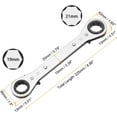 TYHREF-Double Box End Reversible Ratcheting Wrench 19mm x 21mm CR-V ...