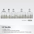 TYHREF-FIRSTINFO H5199A Screwdriver Bit Set | S2 Alloy Steel | 1/4" Hex ...