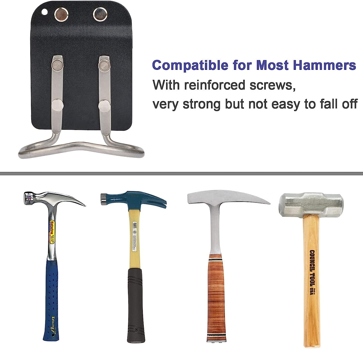 TYHREF-Hammer Holder Loop - Holster Clip on 2" Tool Belt, Belt Hook for ...