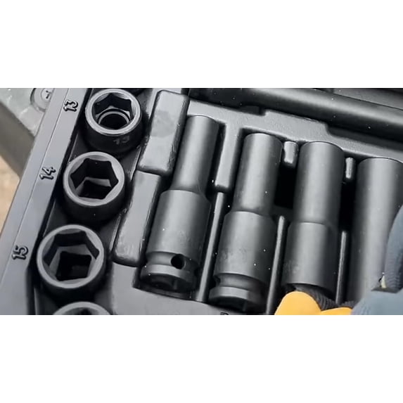 TYHREF-Impact Pneumatic Electric Extended Deep Socket Sets Driver 1/2 ...