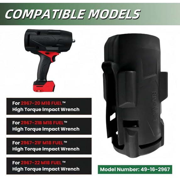 TYHREF-M18 Protective Boot 49-16-2967 49162967 High Torque Impact ...